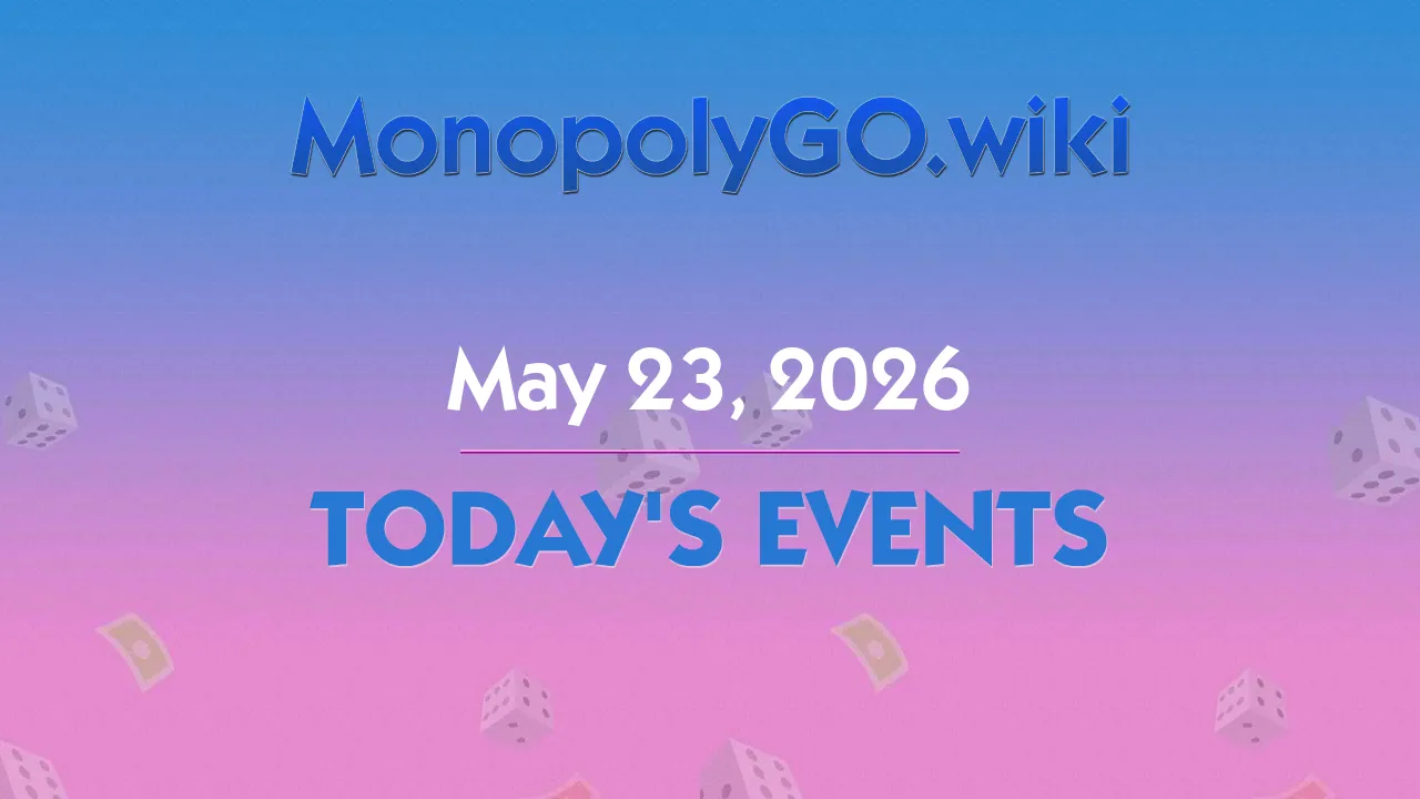 Today's Events (May 23, 2026) - Sticker Boom